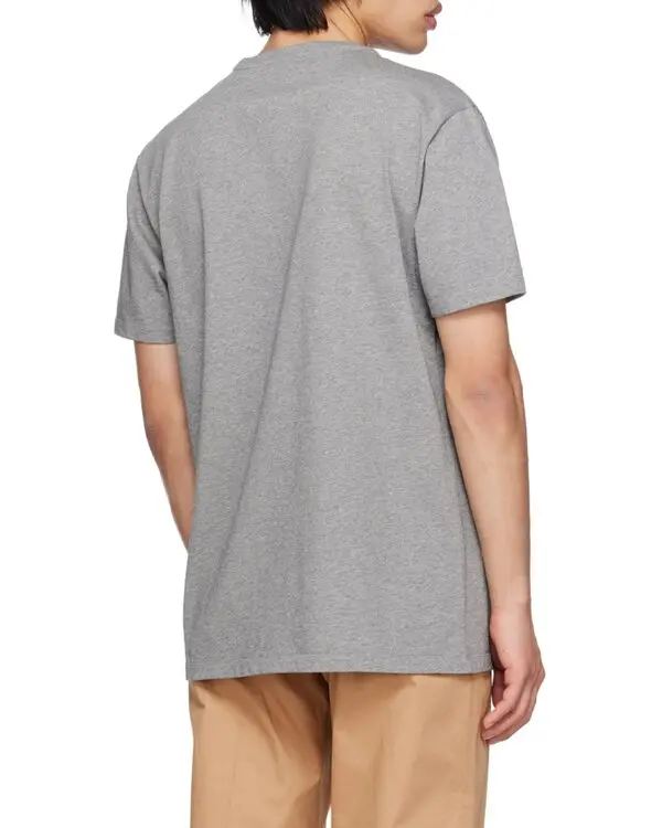 Maison Kitsuné Logo-embroidered Cotton T-shirt