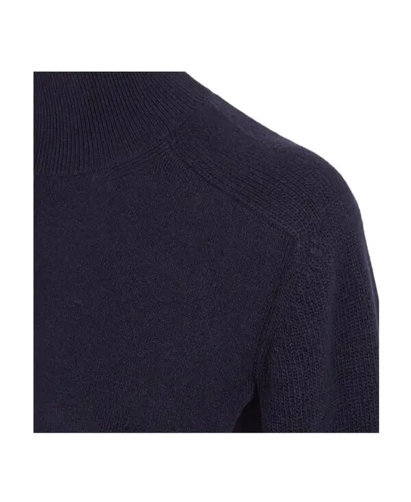 Fendi High-neck Knit Jumper With Cut-out Sleeves