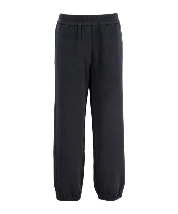 Brunello Cucinelli Elastic Waist Jogger Pants - Black