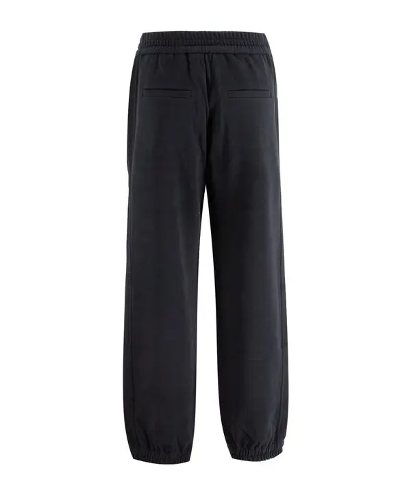 Brunello Cucinelli Elastic Waist Jogger Pants - Black