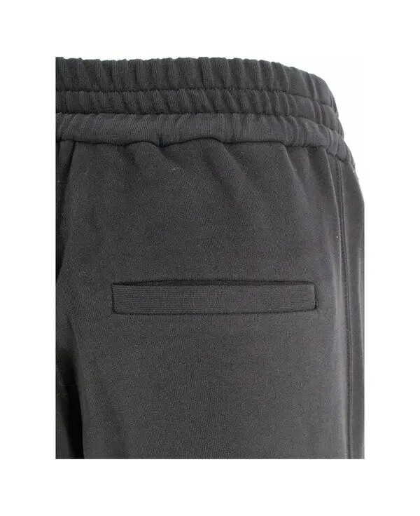 Brunello Cucinelli Elastic Waist Jogger Pants - Black