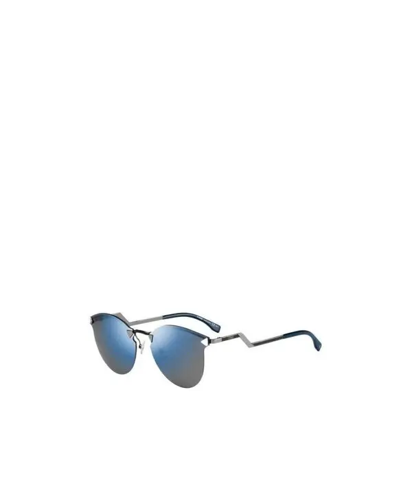 Fendi Logo Detail Sunglasses - Blue