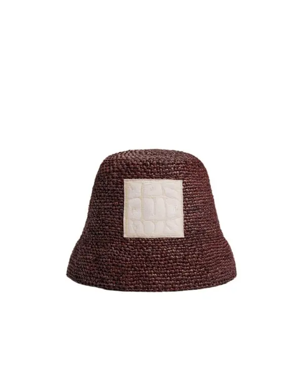 Jacquemus Le Bob Ficiu Bucket Hat - Red