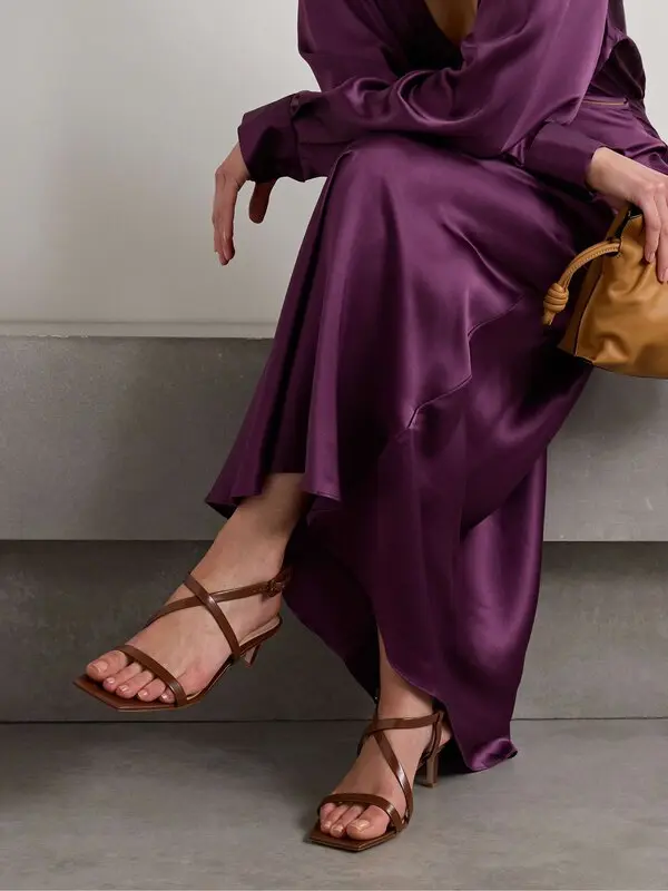 GIANVITO ROSSI Square-headed High-heeled Sandals