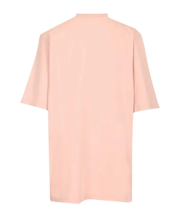 Attico Oversized Logo Embroidered T-shirt - Rose