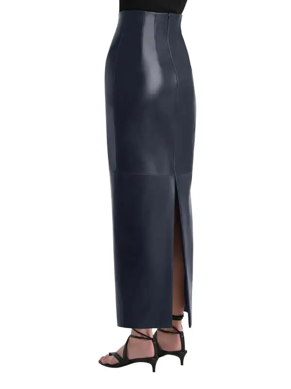Khaite Loxley High-waist Skirt - Navy