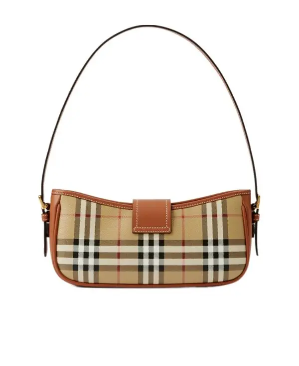Burberry Vintage Check Buckle Shoulder Bag