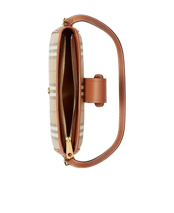 Burberry Vintage Check Buckle Shoulder Bag