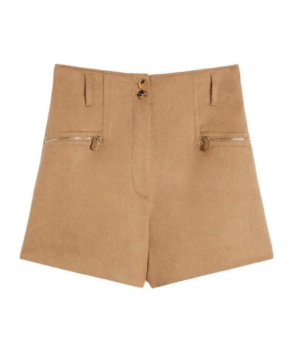 Max Mara Tailored Shorts With Zip Pockets