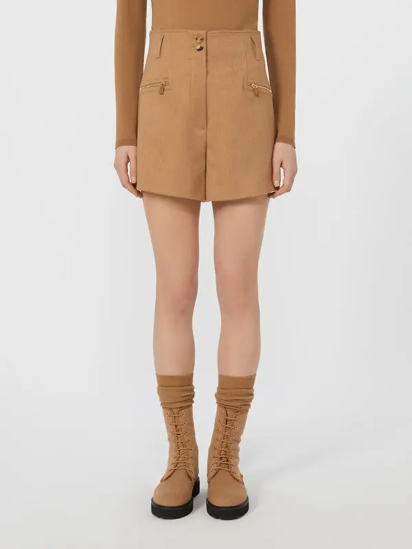 Max Mara Tailored Shorts With Zip Pockets