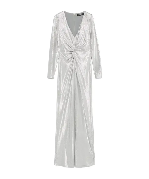 Ralph Lauren Twist-detailed Long-sleeved Gown - No
