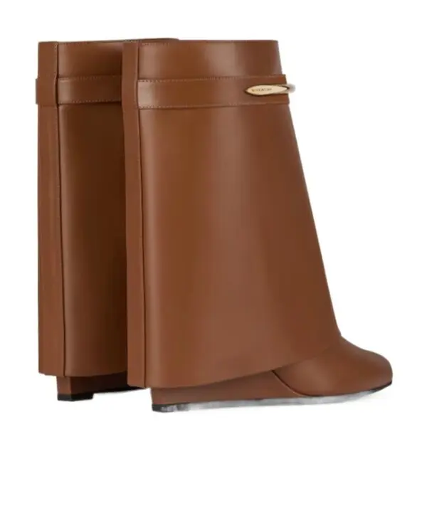 Givenchy Shark Ankle Boots - Tan