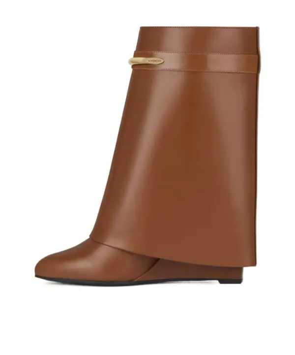 Givenchy Shark Ankle Boots - Tan