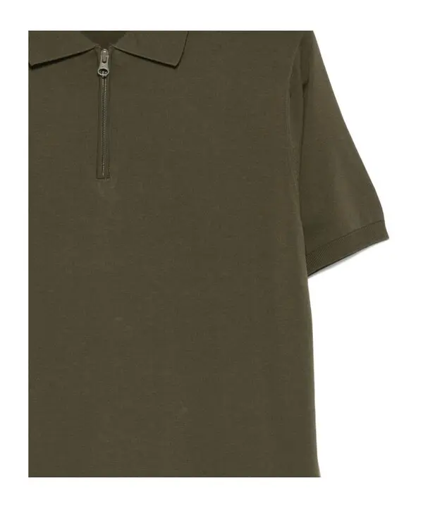 Aspesi Zip-fastening Polo Shirt - Brown