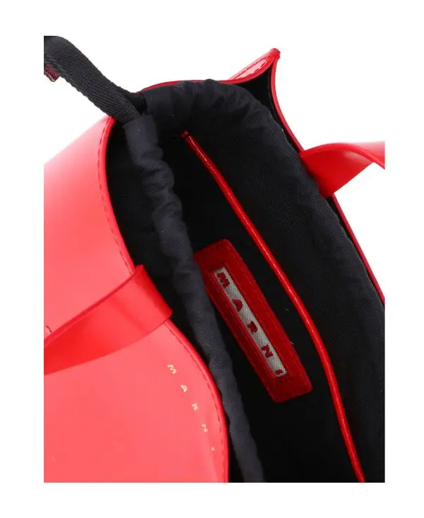Marni Logo Mini Shoulder Bag - Red