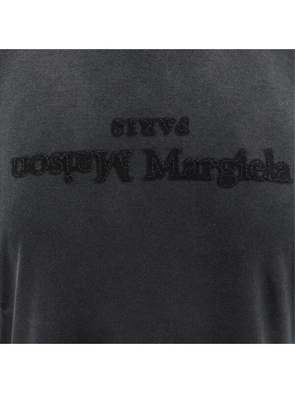 MAISON MARGIELA Reverse Logo Crewneck T-shirt - Black