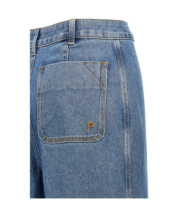 Philosophy Di Lorenzo Serafini Wide-leg Pleated Jeans - Blue