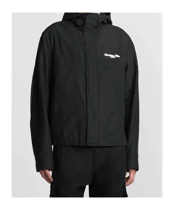 Dior Logo Printed Hooded Jacket