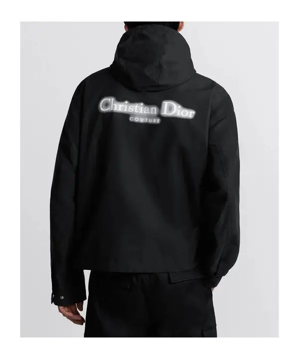 Dior Logo Printed Hooded Jacket