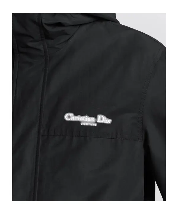 Dior Logo Printed Hooded Jacket