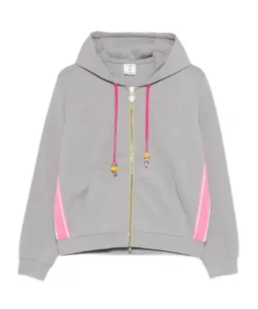 Casablanca Embellished Zip-up Hoodie