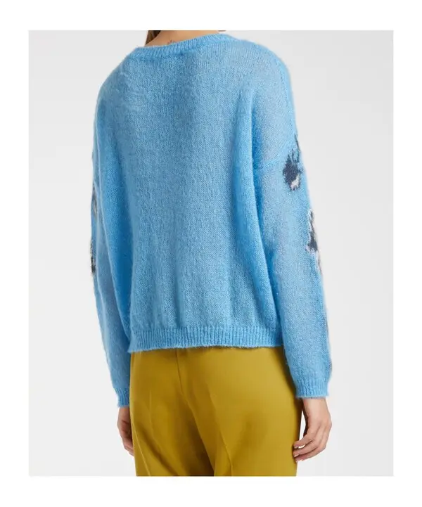 IBLUES Crew Neck Long-sleeved Sweater