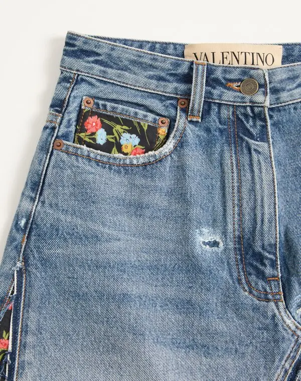 Valentino Garavani Denim Skirt