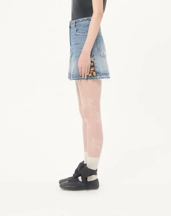 Valentino Garavani Denim Skirt
