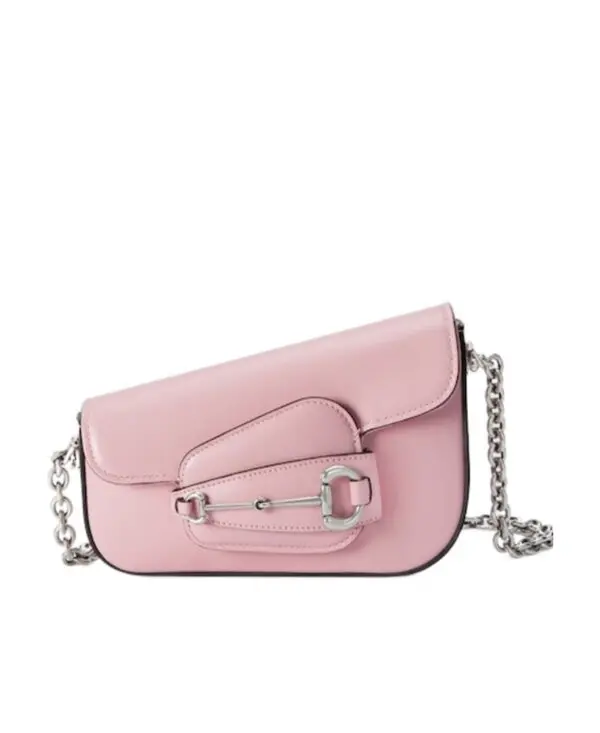 Gucci Horsebit 1955 Mini Shoulder Bag - Pink