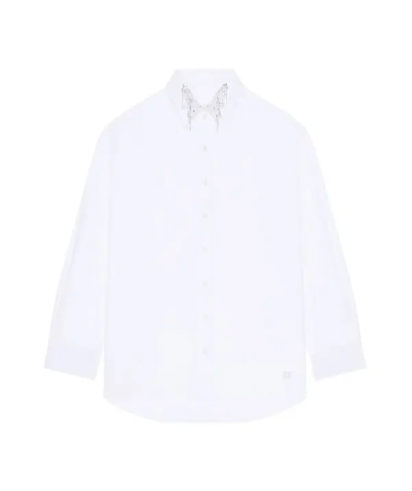 Givenchy Oversized Embellished Collar Shirt - White
