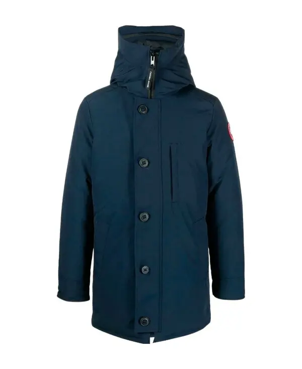 Canada Goose Chateau Padded Down Parka With Hood - Navy Blue