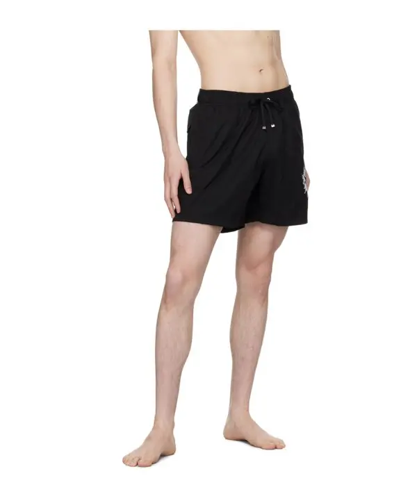 Amiri Starburst Swim Shorts - Black