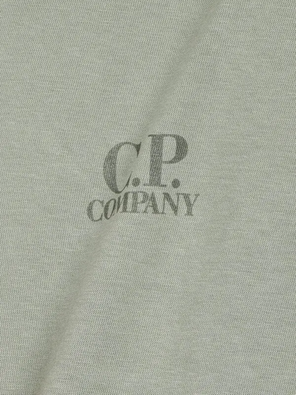 C.P. COMPANY Logo Printed Crewneck T-shirt - Gray