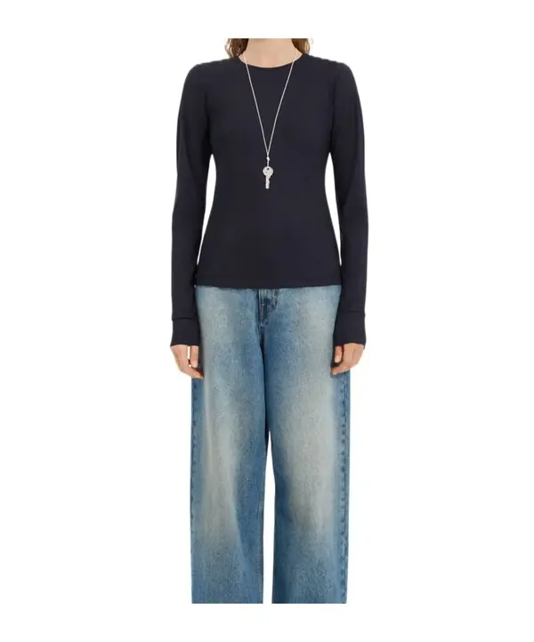 MAISON MARGIELA Long Sleeved Crewneck Top