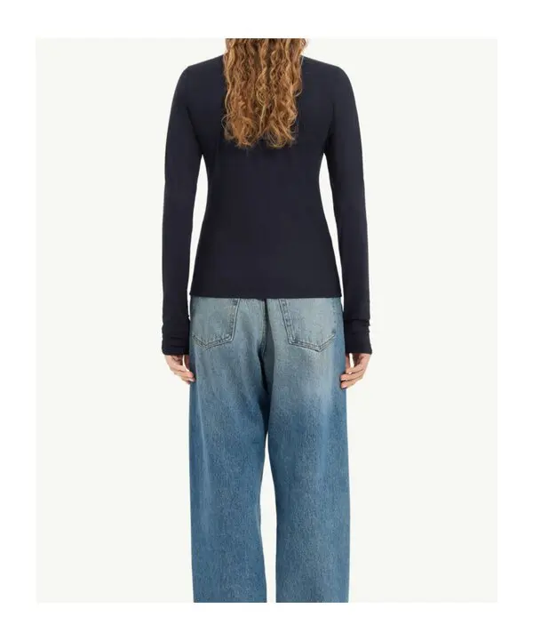 MAISON MARGIELA Long Sleeved Crewneck Top