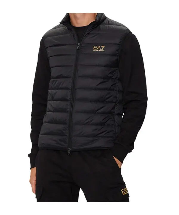 EA7 Logo Quilted Padded Gilet