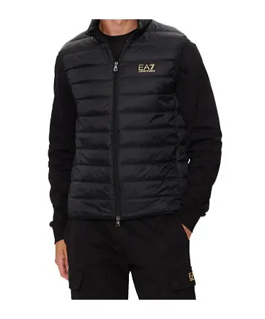 EA7 Logo Quilted Padded Gilet
