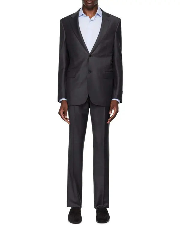 Zegna Trofeo Single-breasted Suit - Black