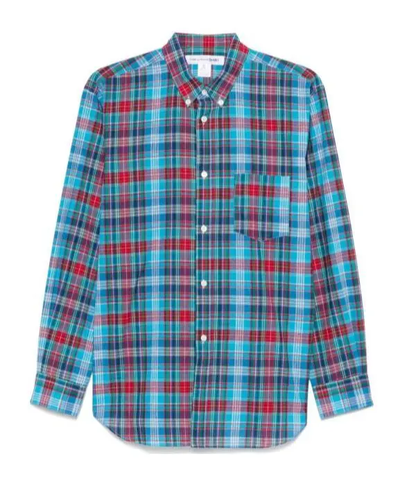 Comme Des Garçons Long-sleeved Shirt - Blue