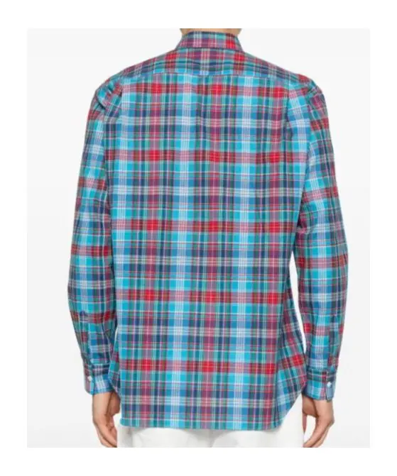 Comme Des Garçons Long-sleeved Shirt - Blue