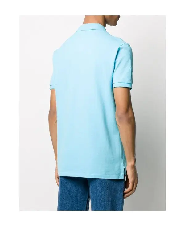 Polo Ralph Lauren Embroidered Logo Short Sleeve Polo Shirt - Blue