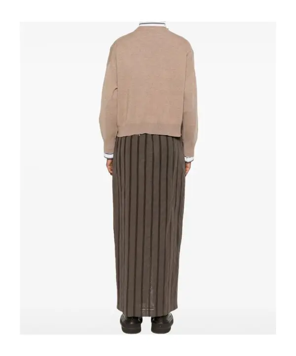 Brunello Cucinelli Monile Detailed Cropped Sweater