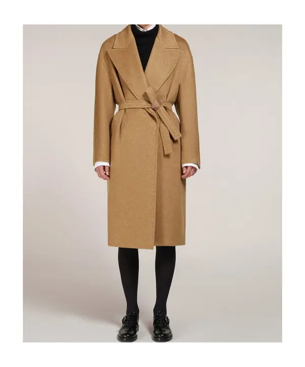 Max Mara Valle Straight Hem Belted Coat