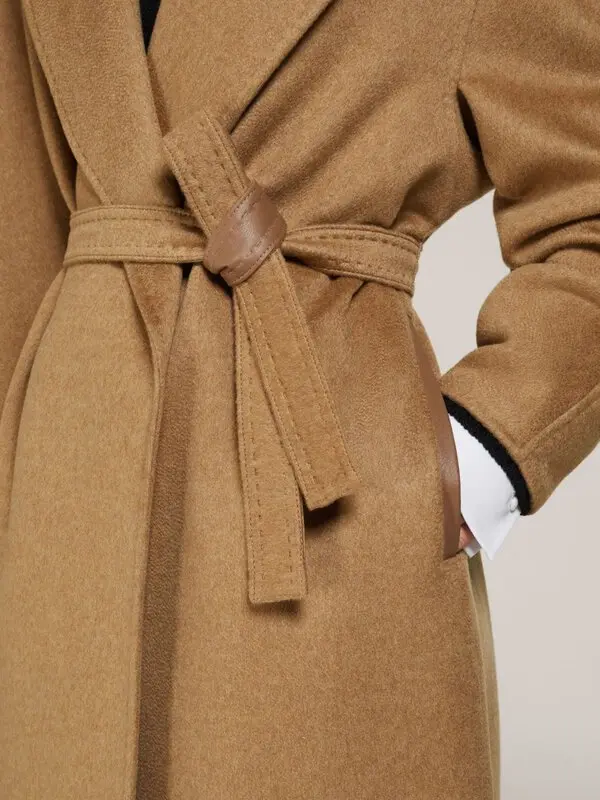 Max Mara Valle Straight Hem Belted Coat