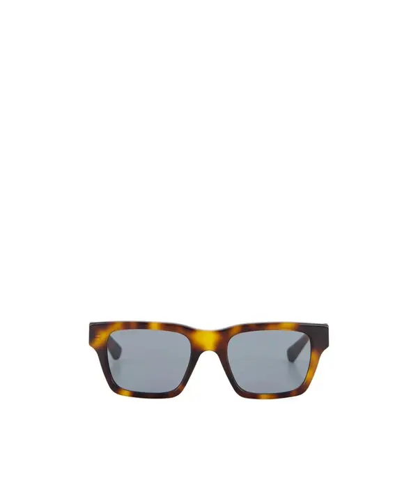 Gucci Rectangular Full Rim Sunglasses - Havana