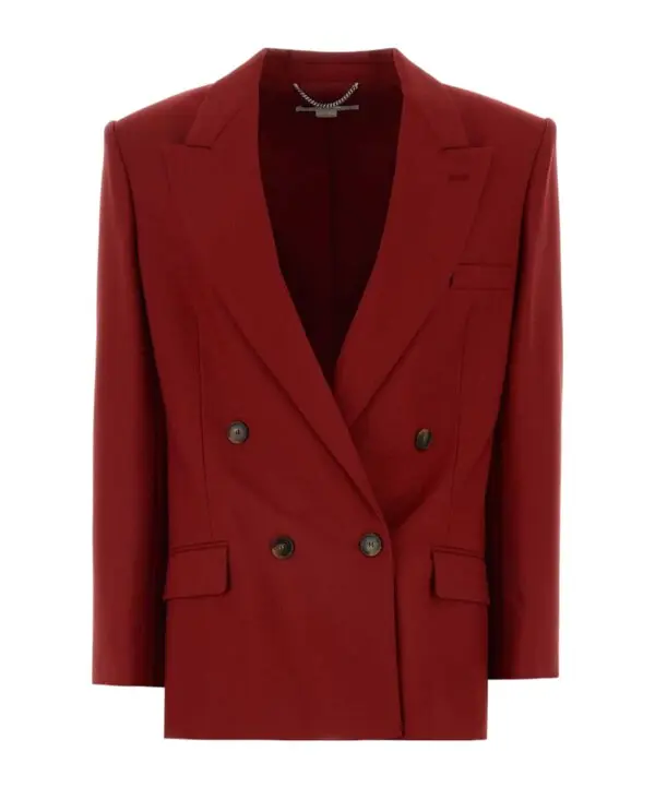 Stella McCartney Oversized Button-up Blazer - Red