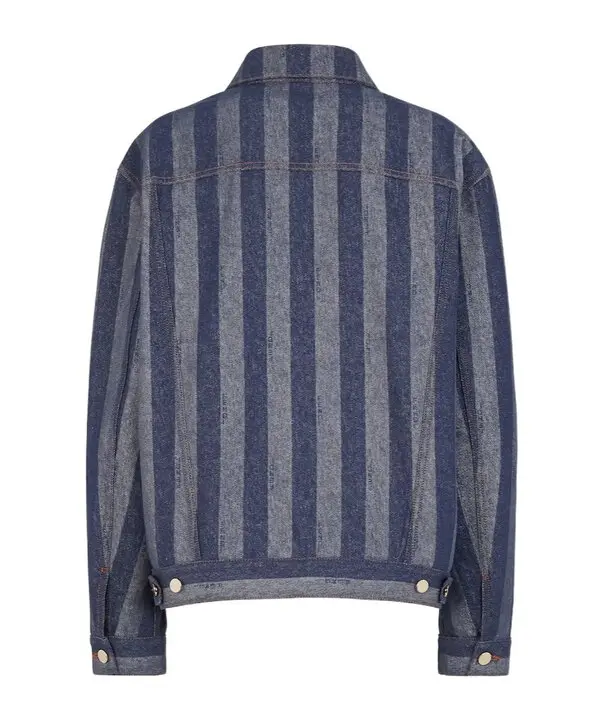 Fendi Striped Button-up Jacket