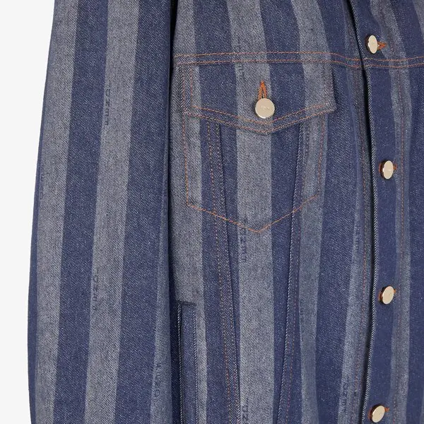 Fendi Striped Button-up Jacket