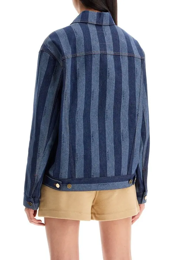 Fendi Striped Button-up Jacket