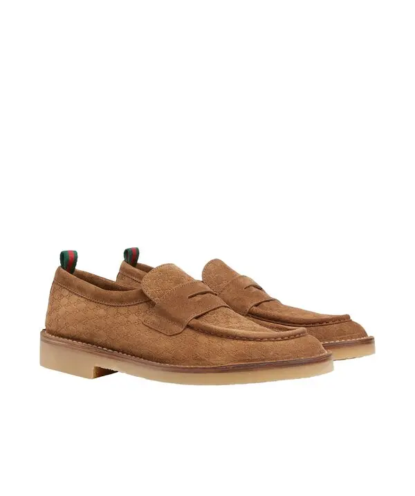 Gucci Web Detailed Loafers